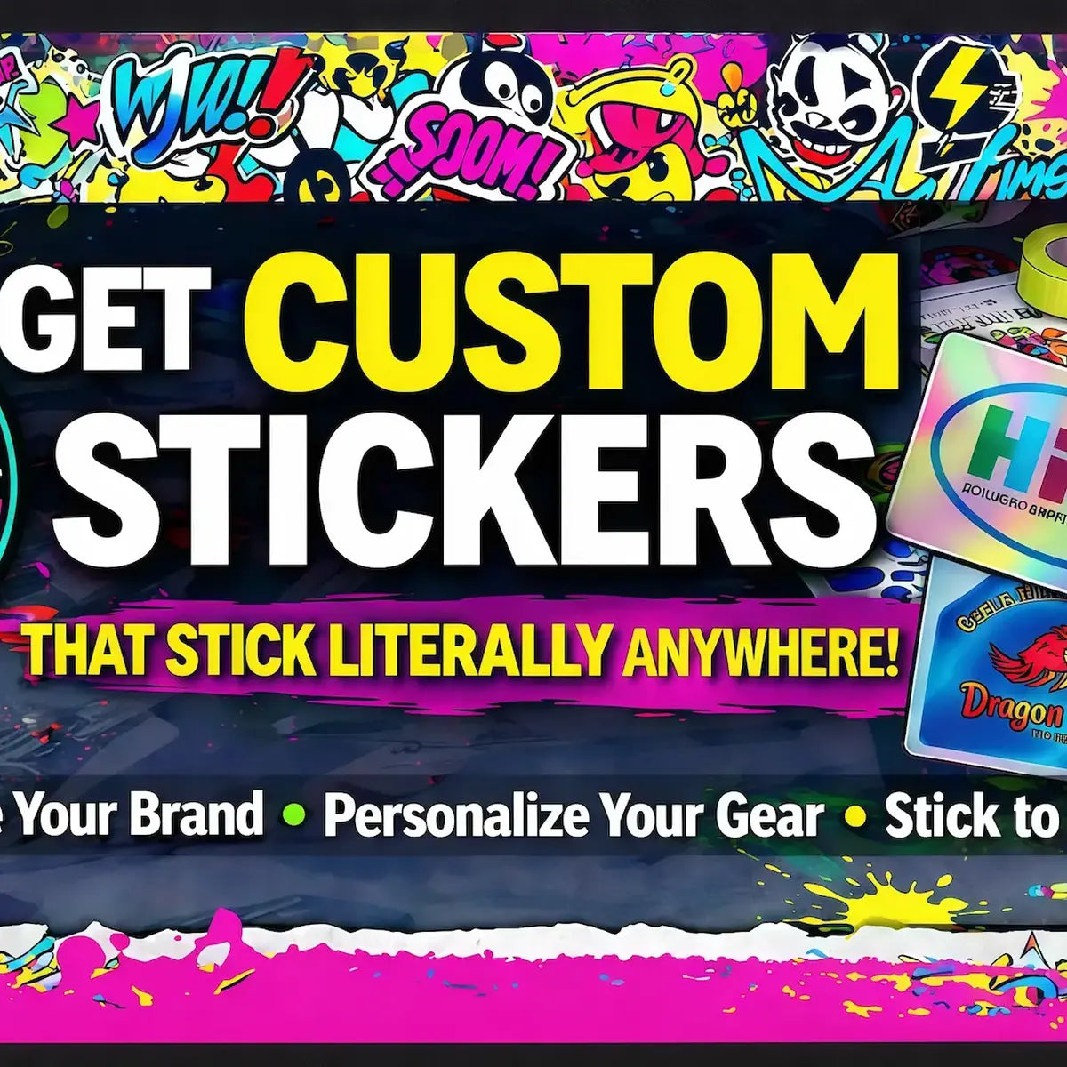 Custom Stickers Toa Alta, PR | House of Printed Expressions